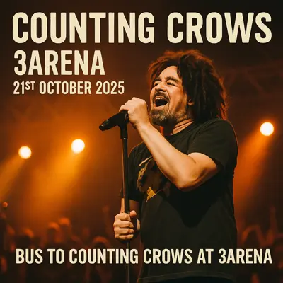 Bus to Counting Crows - 3Arena 21st October 2025